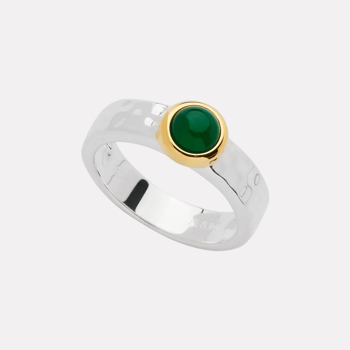 Solace 2-Tone Green Onyx Ring – NAJO