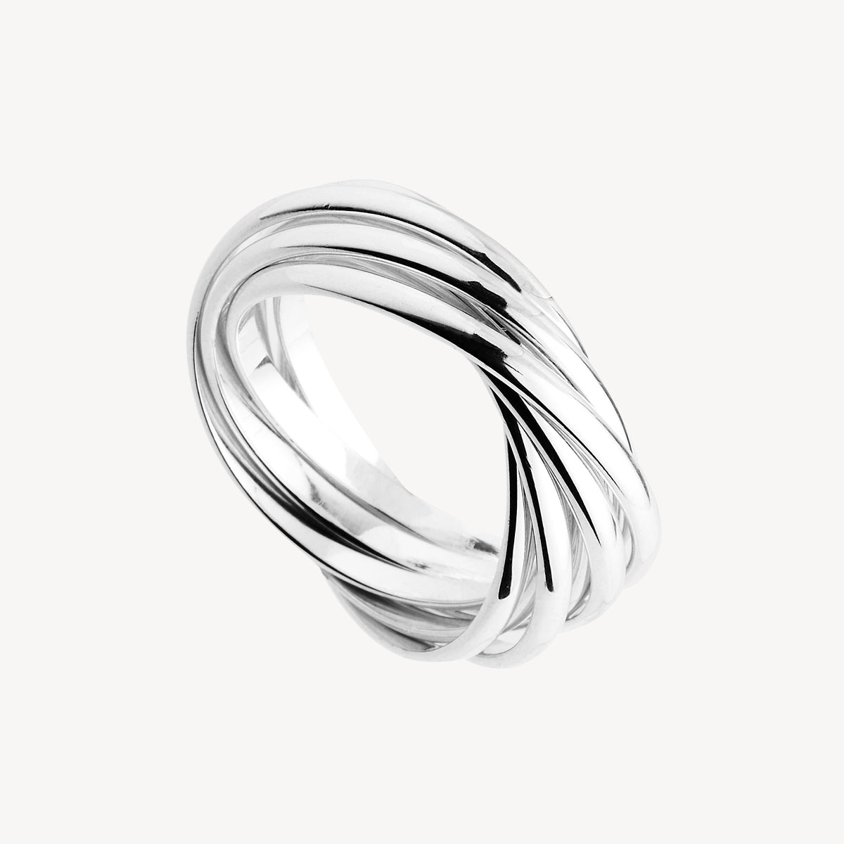 Revival Six-Band Silver Ring – NAJO